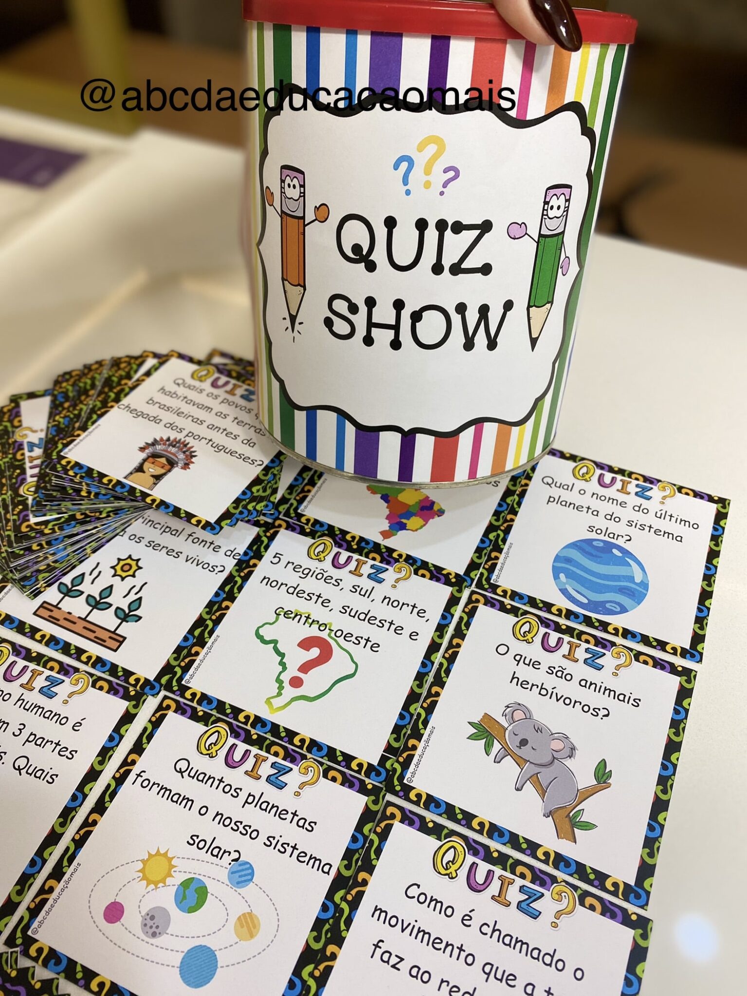 Lata Quiz Show – Sabrina Bonassa – Loja ABC da Educação mais