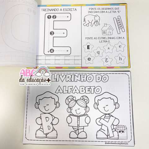 Livrinho do alfabeto – Loja ABC da Educação Mais – Por Sabrina Bonassa
