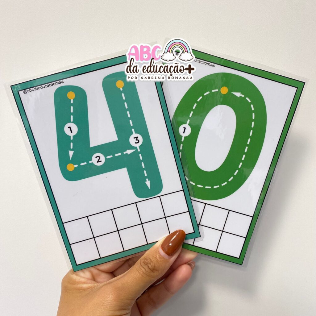 Números Traçados – Loja ABC da Educação Mais – Por Sabrina Bonassa