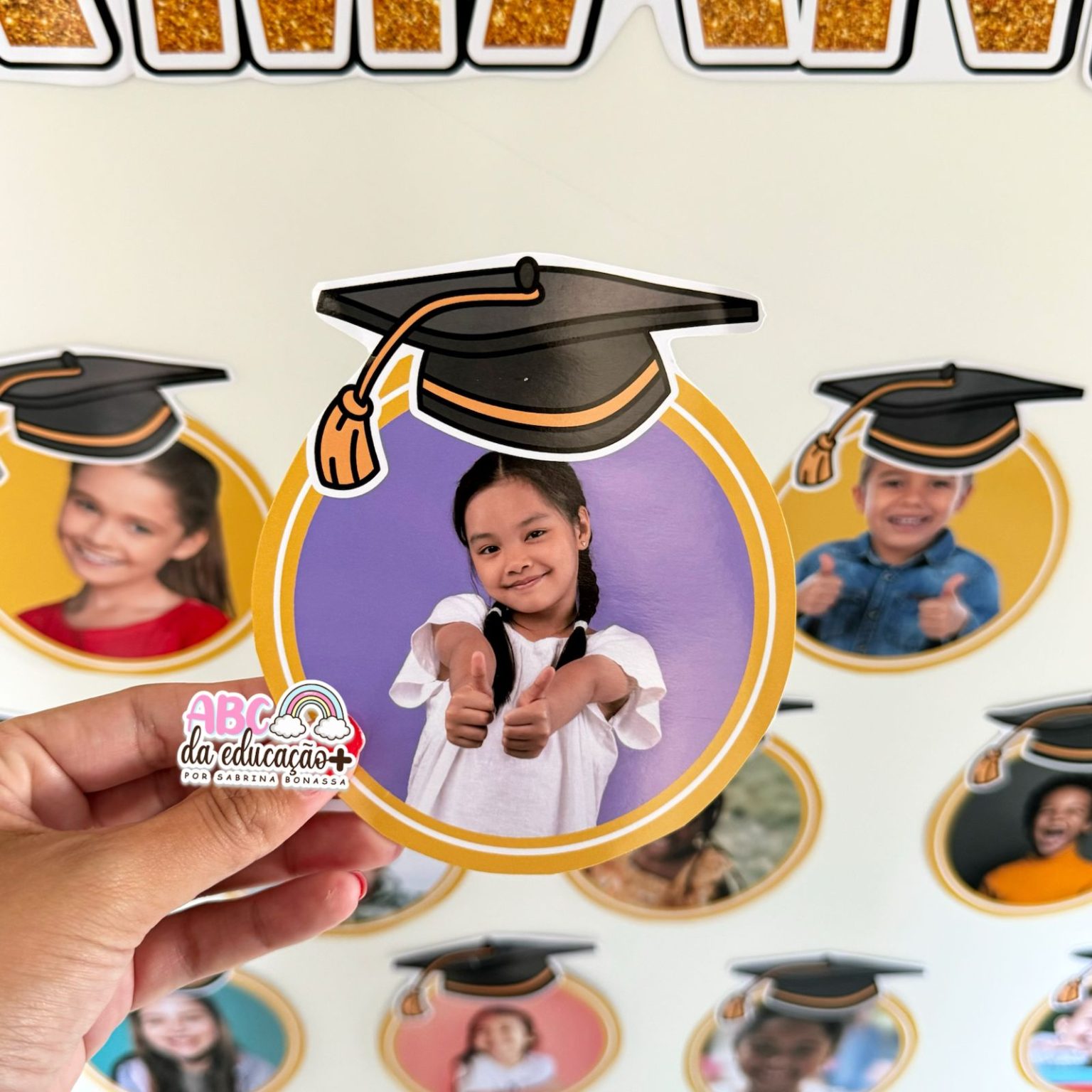 Painel de Porta Formandos – Fotos editáveis – Loja ABC da Educação Mais ...