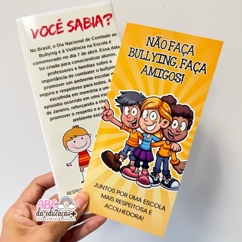 Folder Informativo – Diga Não ao Bullying – Loja ABC da Educação Mais ...