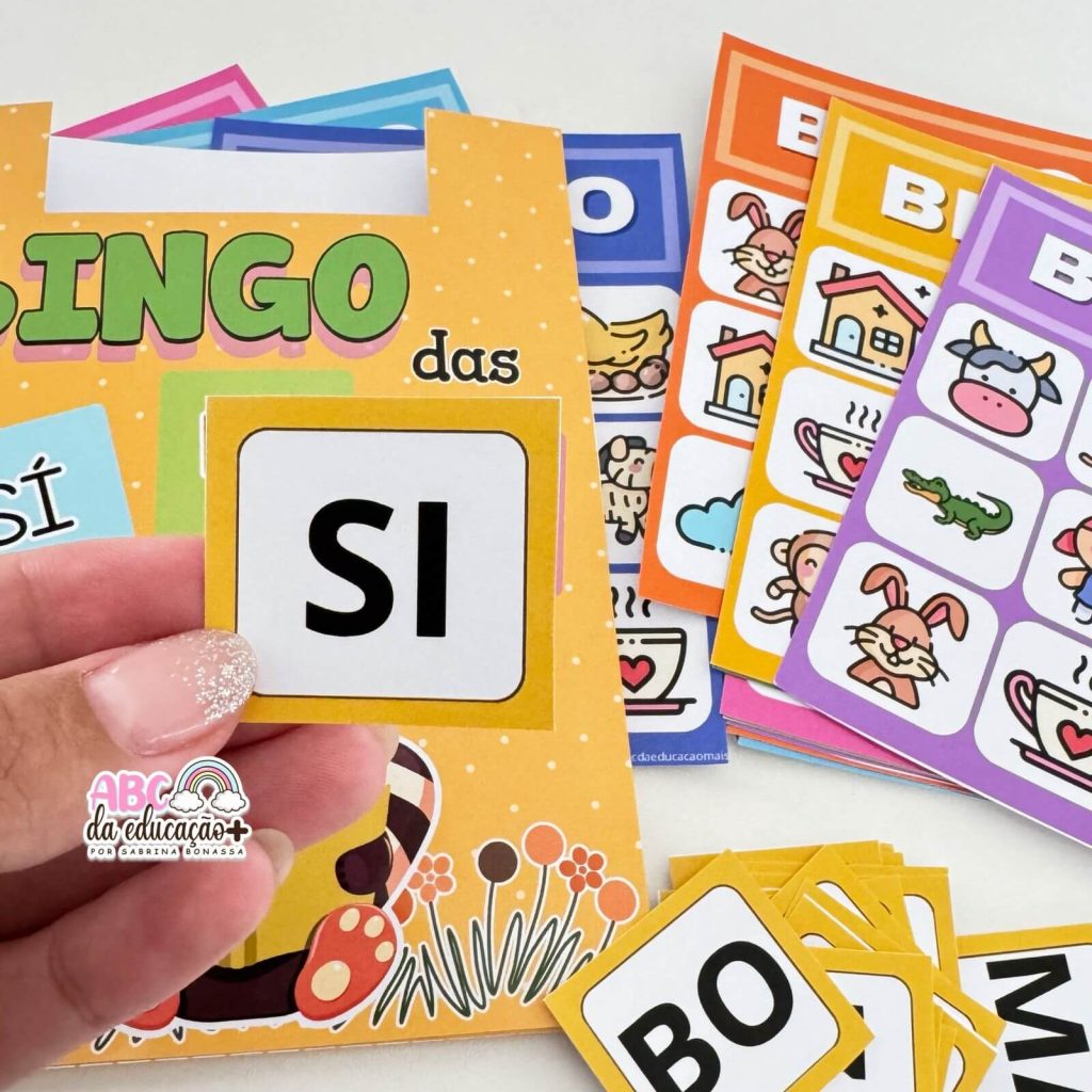 Bingo da Sílaba Inicial – Loja ABC da Educação Mais – Por Sabrina Bonassa
