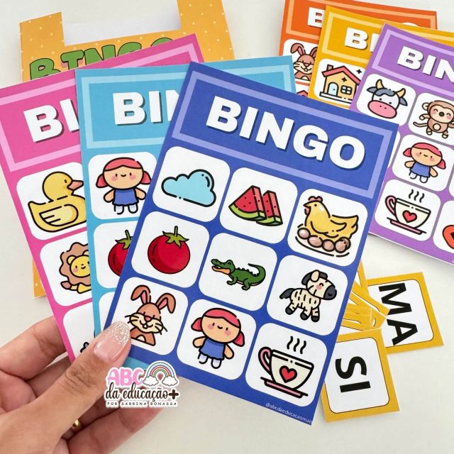 Bingo da Sílaba Inicial – Loja ABC da Educação Mais – Por Sabrina Bonassa