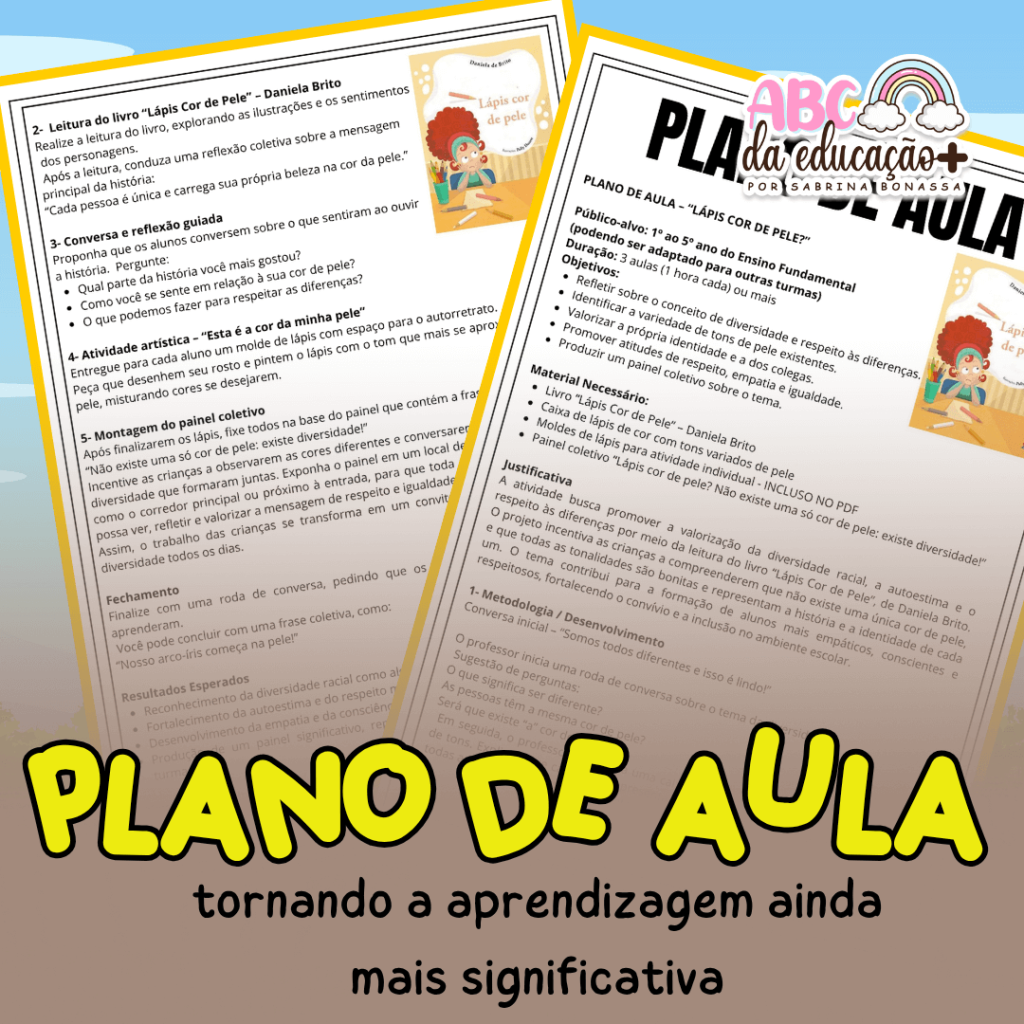 Painel Colaborativo – Lápis Cor de Pele – Loja ABC da Educação Mais ...