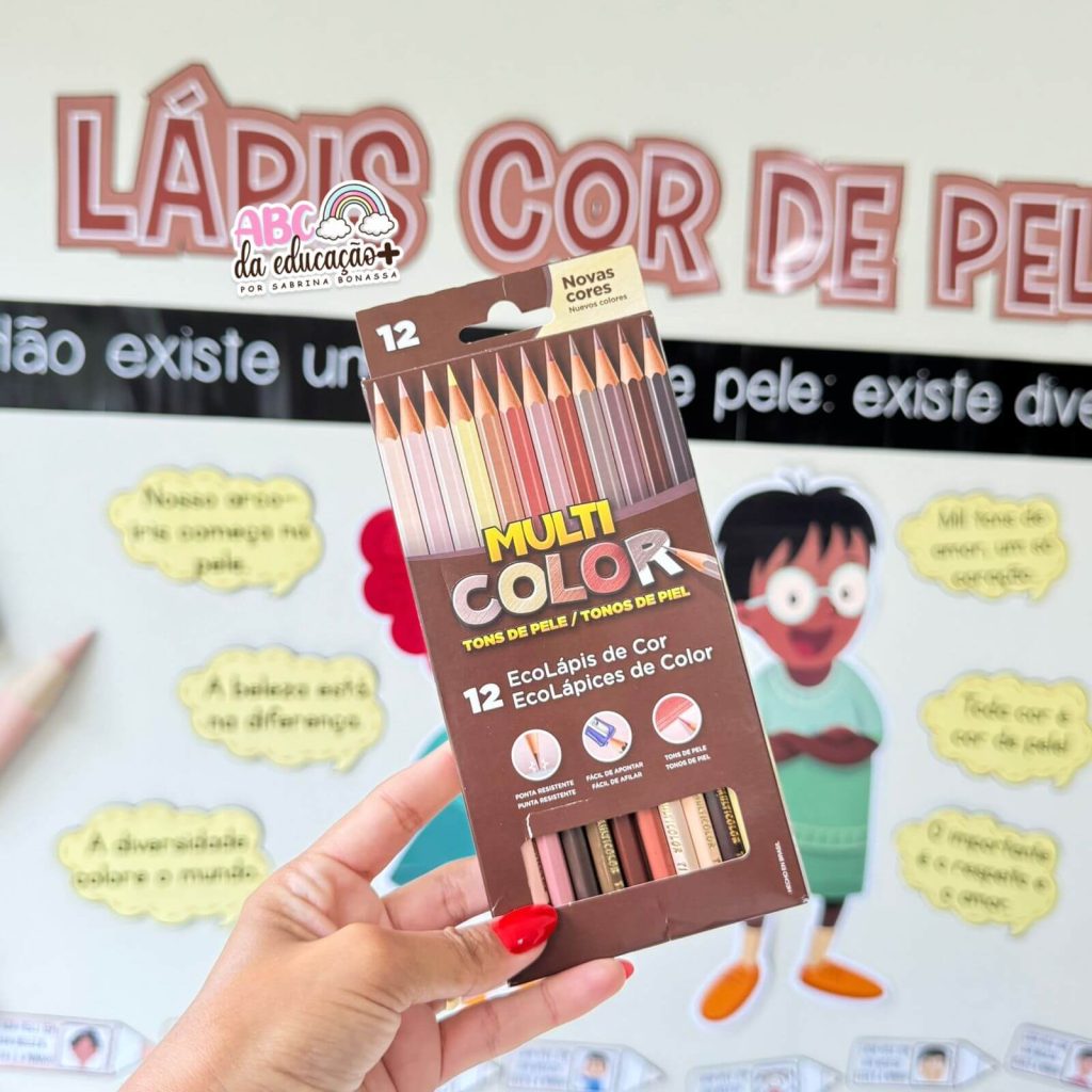Painel Colaborativo – Lápis Cor de Pele – Loja ABC da Educação Mais ...