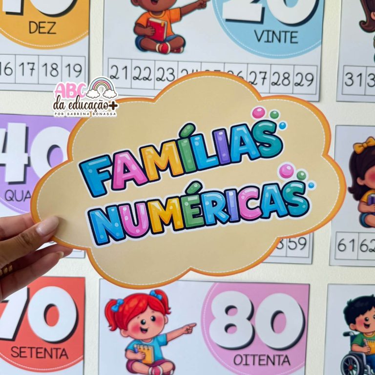 Famílias Numéricas 10 a 90 – Loja ABC da Educação Mais – Por Sabrina ...